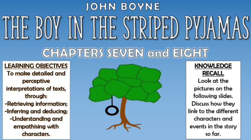 The Boy in the Striped Pyjamas - Chapters 7-8 - Double Lesson ...