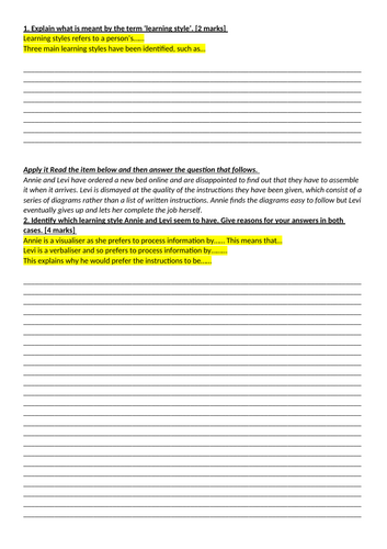 AQA GCSE Psychology - Perception Full Unit PPTs | Teaching Resources