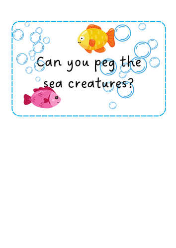 Under the sea CVC words | Teaching Resources