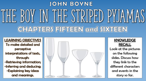 The Boy in the Striped Pyjamas - Chapters 15-16 - Double Lesson ...
