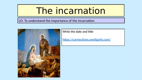 GCSE Christianity: the incarnation | Teaching Resources