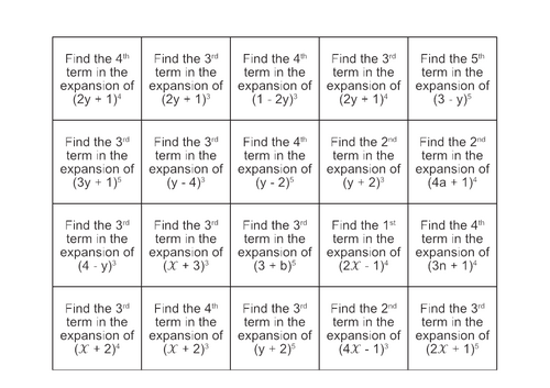 Finding the nth term -puzzle | Teaching Resources