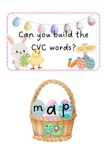 Easter CVC words | Teaching Resources