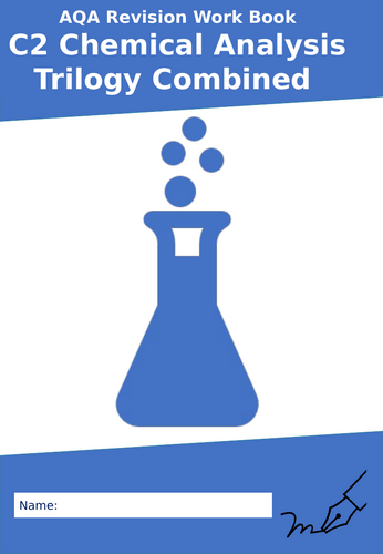 AQA C2 Chemical Analysis Revision Work booklet Trilogy Combined | Teaching Resources