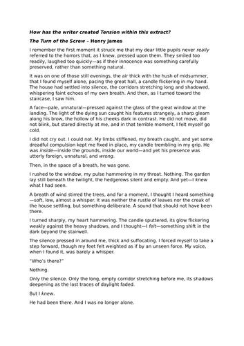 CCEA GCSE English Lit, Unseen Prose Pack | Teaching Resources