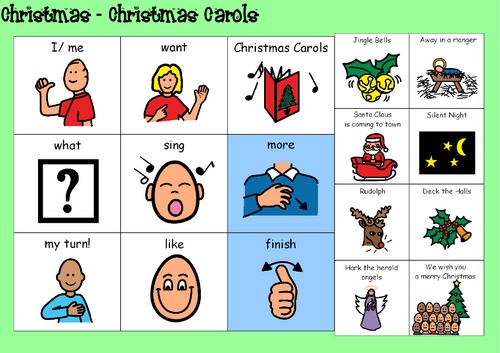 Xmas communication boards | Teaching Resources