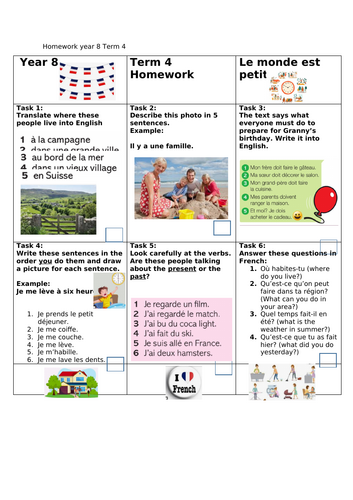 Homework sheet Dynamo 2 Module 4 | Teaching Resources