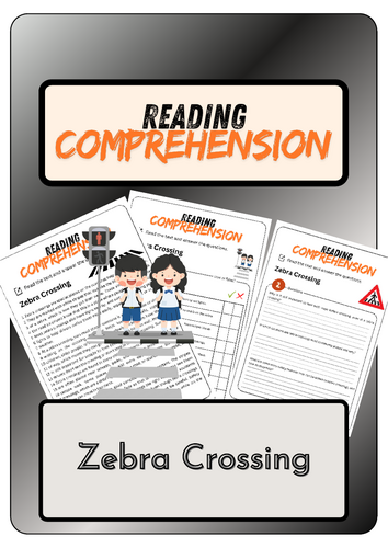 Reading Comprehension - Zebra Crossing + Solutions | Teaching Resources