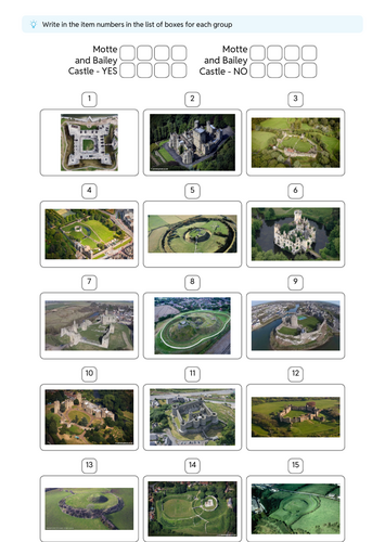 KS3 Castles: Motte and Bailey Extension Activities | Teaching Resources