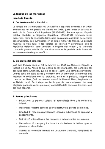 La lengua de las mariposas - José Luis Cuerda - Essential Guide ...