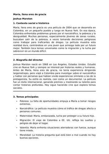 María, llena eres de gracia - Joshua Marston - Essential Guide ...