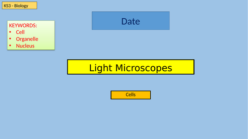 KS3 Light Microscopes | Teaching Resources