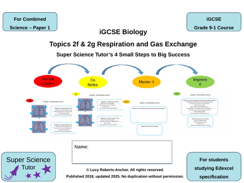 iGCSE Edexcel Biology for Combined Science Respiration & Gas Exchange 4 ... iGCSE Edexcel Biology for Combined Science Respiration & Gas Exchange 4 ...