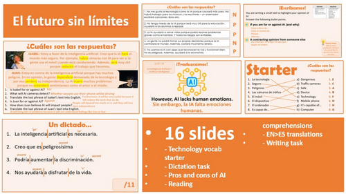 2026 Spanish AQA GCSE Module 8.6 - El futuro sin límites | Teaching ...