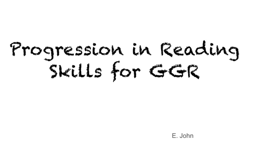 GGR skills and questions overview | Teaching Resources