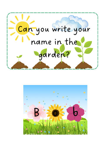 Growing / Plants - Name writing | Teaching Resources