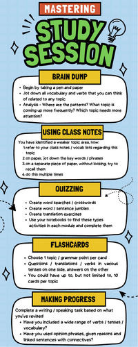 iGCSE French study tips & feedback sheet | Teaching Resources