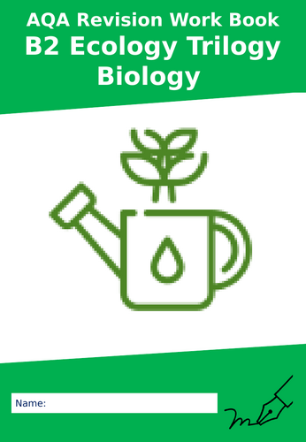 AQA B2 Ecology Biology Revision Work Booklet | Teaching Resources