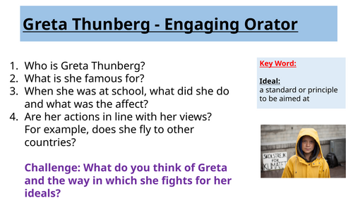 Non Fiction - Greta Thunberg Language Analysis | Teaching Resources