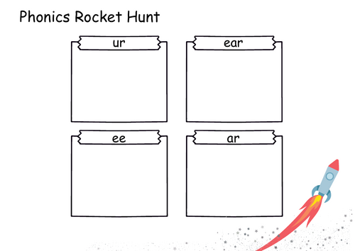 Phonics Rocket Hunt | Teaching Resources