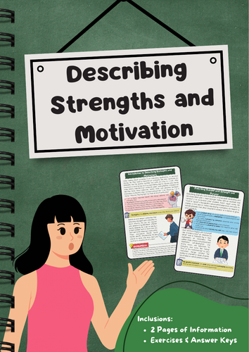 Describing Strengths and Motivation: Personality and Drive | Teaching ...