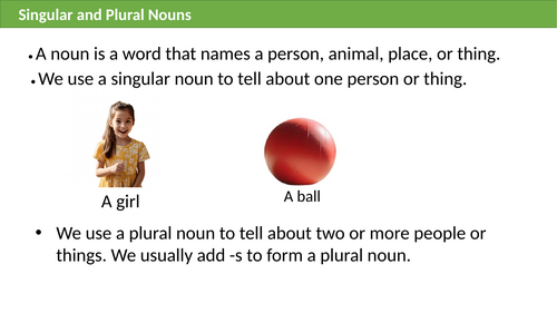 Singular and Plural Nouns PowerPoint Game | Teaching Resources