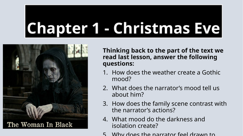 The Woman In Black - Chapter 1 | Teaching Resources