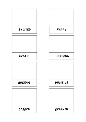 Emotive mark-making worksheets | Teaching Resources