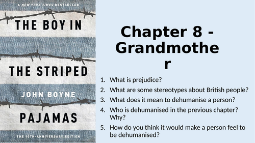 Boy in the Striped Pajamas - Chapter 8 - Grandmother | Teaching Resources