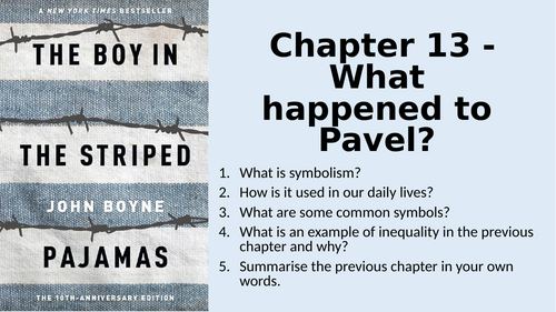 Boy in the Striped Pajamas - Chapter 13 | Teaching Resources