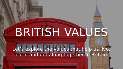 British Values Assembly PowerPoint – Primary KS1 & KS2 Assembly with ...