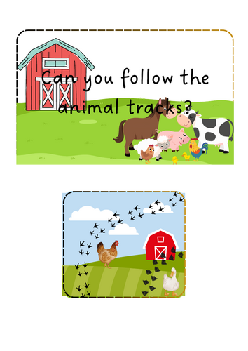 Farm Animals - Animal Tracks | Teaching Resources