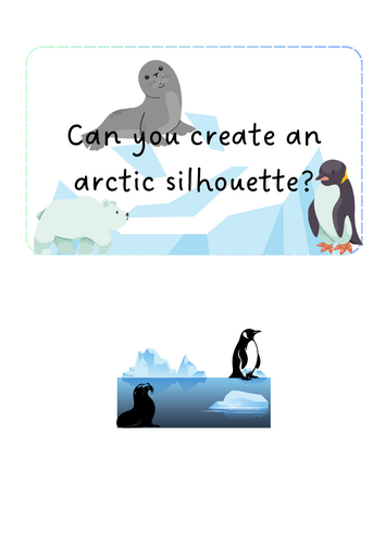 Artic Animals - Arctic Silhouette | Teaching Resources