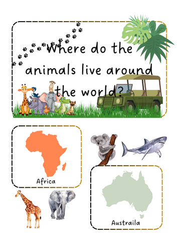 Animals - Animals around the world | Teaching Resources