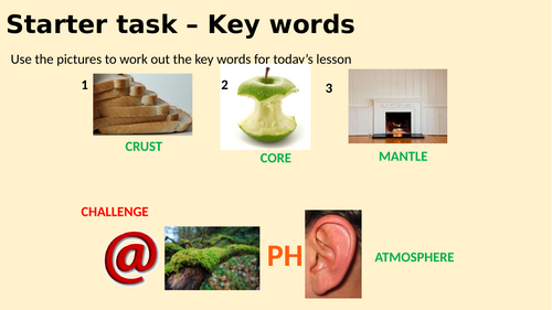 KS3 Earth's structure & sedimentary rock | Teaching Resources