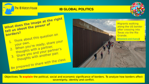 IB Global Politics - HL Challenge: Borders | Teaching Resources