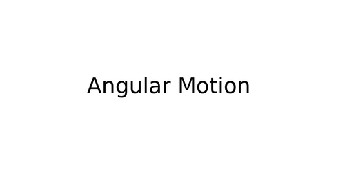 A-Level PE: Biomechanics 2: Lesson 3 - Angular motion | Teaching Resources A-Level PE: Biomechanics 2: Lesson 3 - Angular motion | Teaching Resources