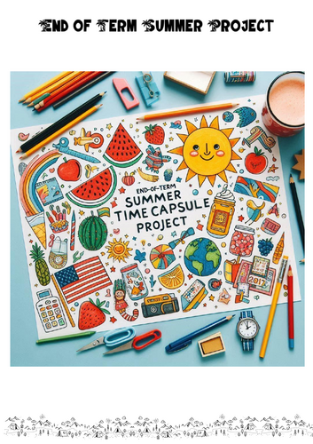 Summer Celebration Time Capsule Project | Teaching Resources