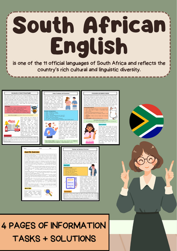 South African English: Vocabulary, Grammar, Pronunciation | Teaching ...