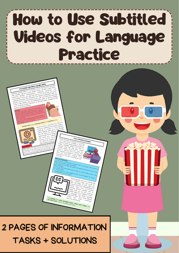 Subtitled Videos – Language Learning Techniques | Teaching Resources