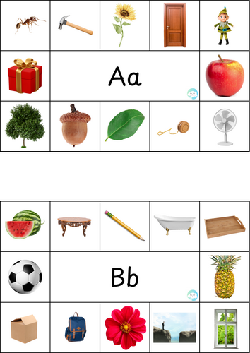 Beginning Sound Clip Cards – Alphabet Phonics Activity (A–Z) | Teaching ...