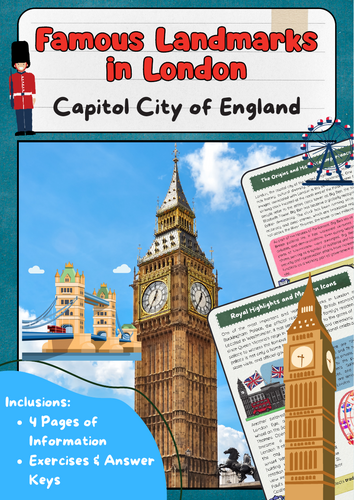 Famous Landmarks in London: Big Ben to Buckingham | Teaching Resources