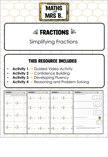 Simplifying Fractions | Teaching Resources