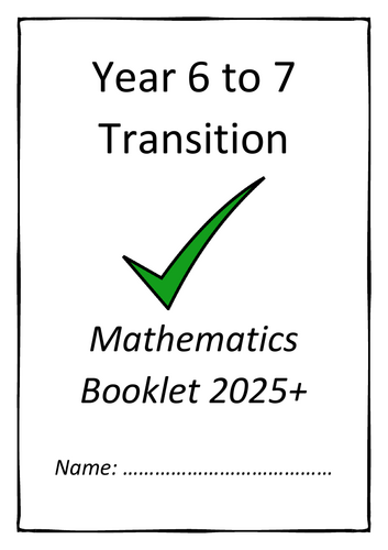 Year 6 to 7 Transition Booklet | Teaching Resources