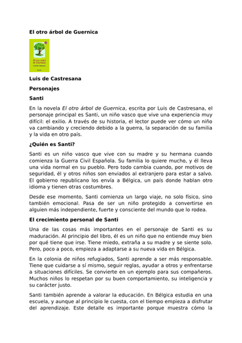 El otro árbol de Guernica by Luis de Castresana – Characters – Santi ...