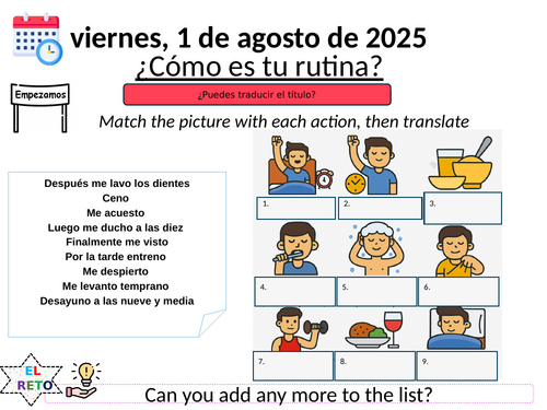Module 4, mi estilo de vida | Teaching Resources