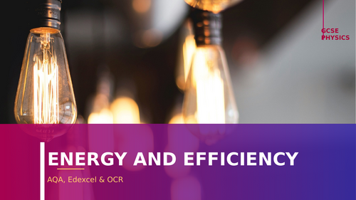 Energy & Efficiency | Teaching Resources