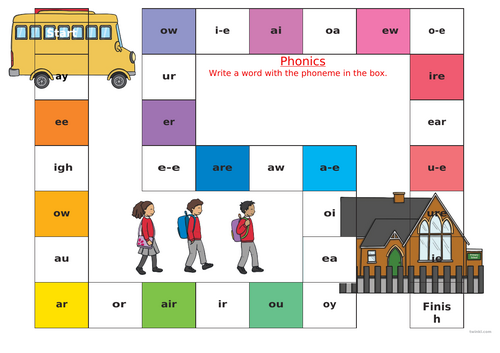phonics word game | Teaching Resources