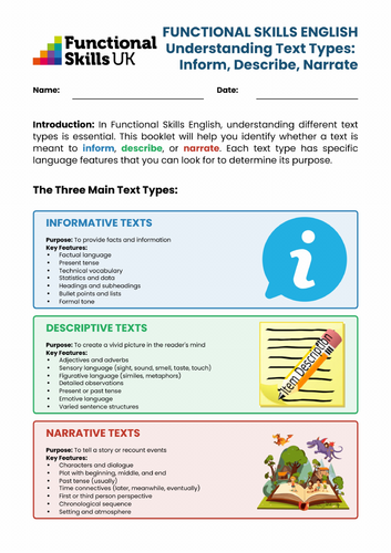 Functional Skills English - Bundle 3 | Teaching Resources