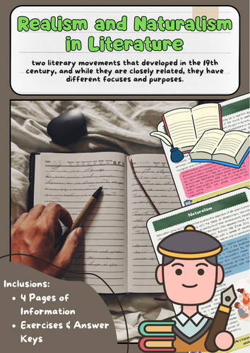Realism and Naturalism in Literature – Key Concepts | Teaching Resources